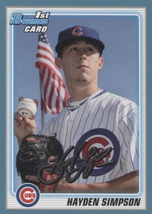 2010 Bowman Draft Picks & Prospects - Draft Picks Hayden Simpson # ...