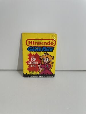 Topps NINTENDO Game Pack 1989 TRADING CARDS -SEALED Peach COVER! | eBay