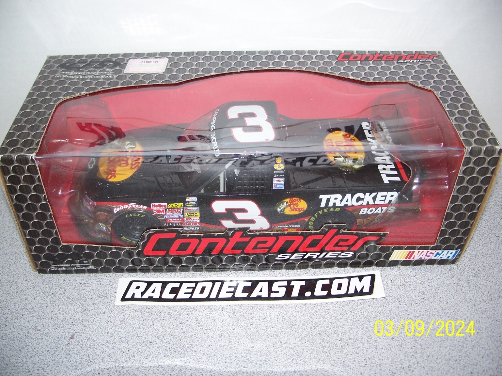 #3 AUSTIN DILLON "AUTOGRAPHED" 1/24 BLK/GOLD 2011 CHEVY BASS PRO TRUCK ...
