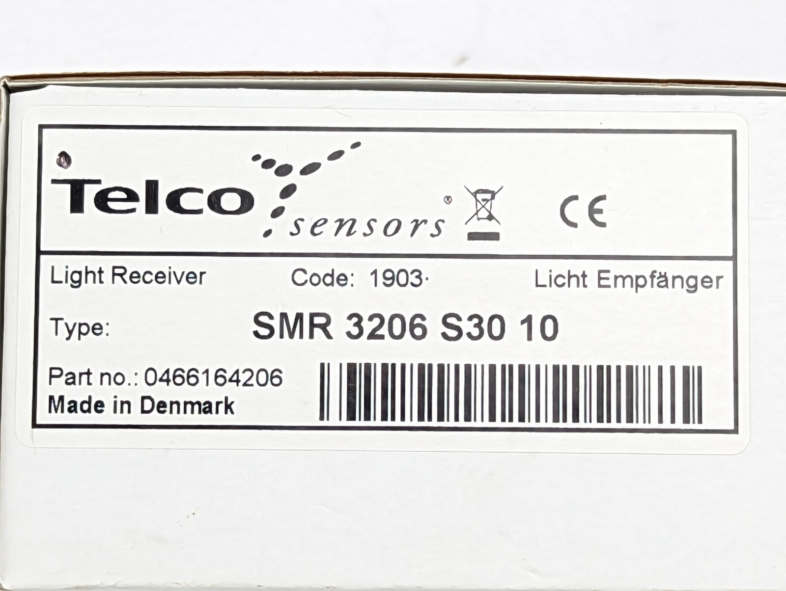 Telco Sensors SMR-3206-S30-10 Light Receiver *NEW* | eBay