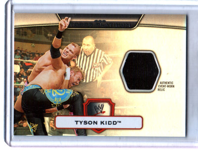 WWE Tyson Kidd 2010 Topps Platinum Event Worn Shirt Relic Card | eBay