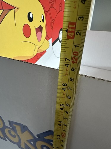 Pokemon Cardboard retail Shop Display stand pikachu | eBay UK