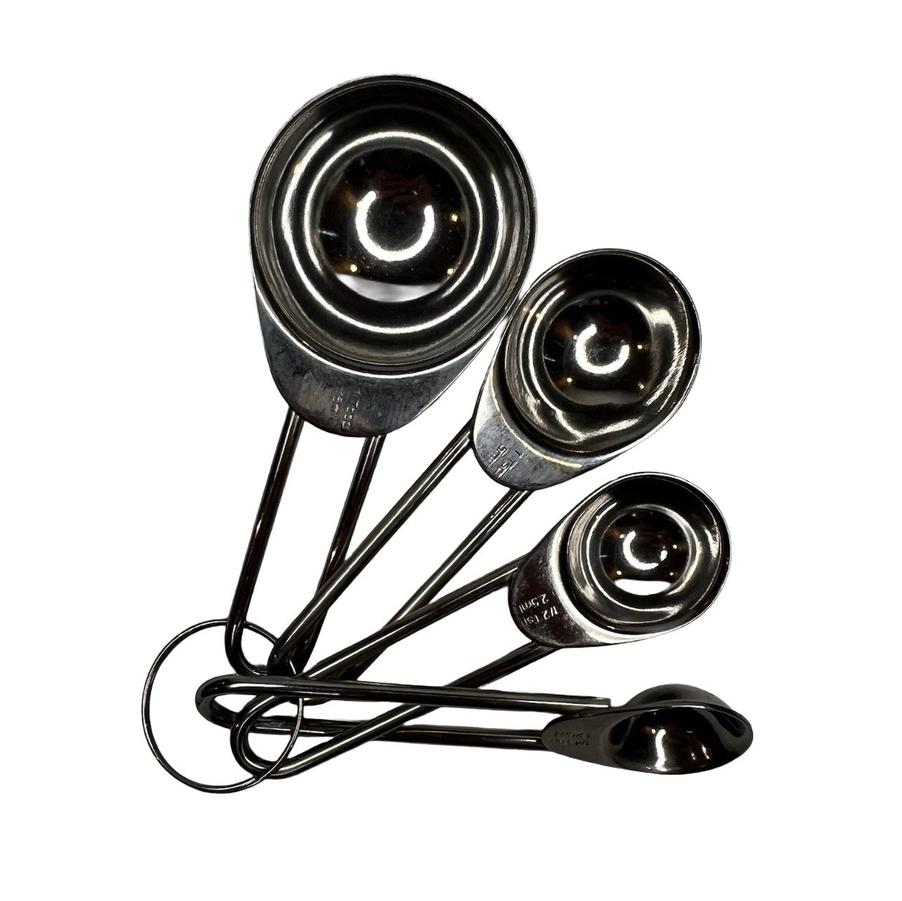 Stainless Steel Measuring Spoons Set 1/4 tsp to 1 tbsp Heavy Duty ...