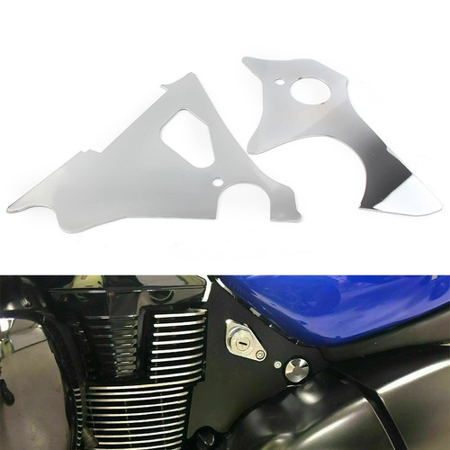Chrome Engine Side Cover Frame Fillers Plates For Suzuki INTRUDER ...