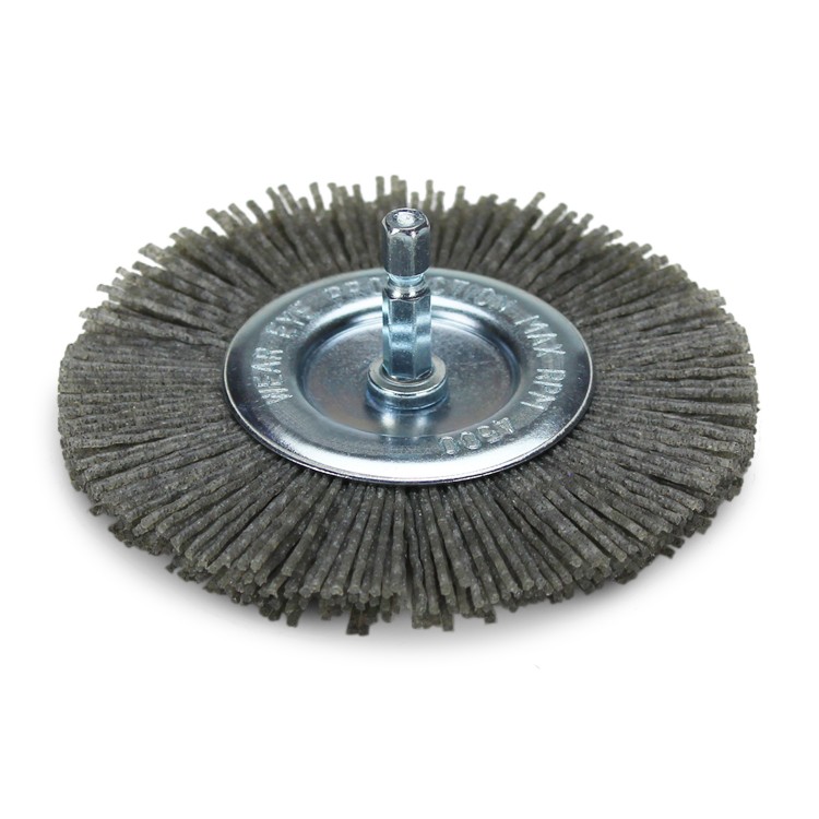 BHA 4" Nylon Wire Wheel with 1/4" Hex Shank for Drill or Die Grinder | eBay