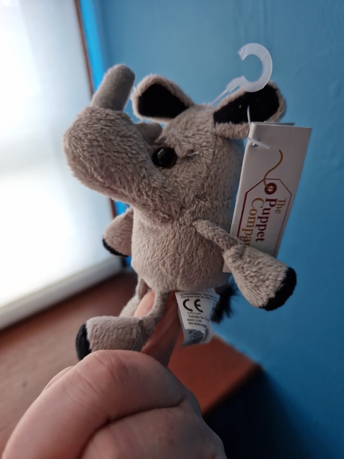 The Puppet Company Rhino Finger Puppet Rhinos Finger Puppets Rhinoceros ...