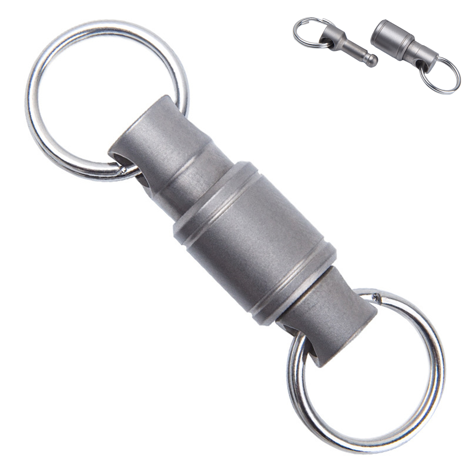 Universal For Bag Fastener Titanium Keychain Secure Quick Release Purse ...