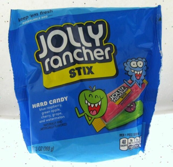 Jolly Rancher Stix American Hard Candy 13oz Resealable Bag for sale ...