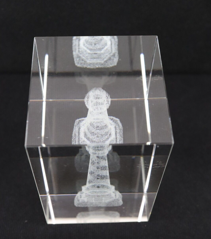 3D laser Etched Crystal Glass Lighthouse 3" | eBay