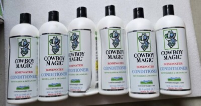 Cowboy Magic Rosewater Conditioner (6PK) 32oz Jumbo Lot | eBay