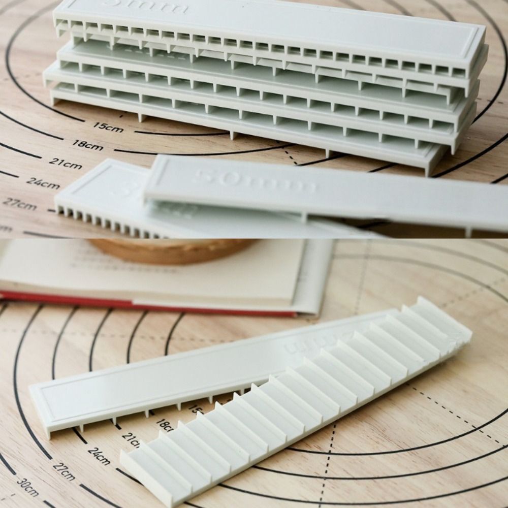 8pcs/set Biscuit Balance Plastic Bread Baking Ruler Pastry Thickness ...