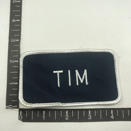 Used Uniform Name TIM Badge Patch 99B8 | eBay