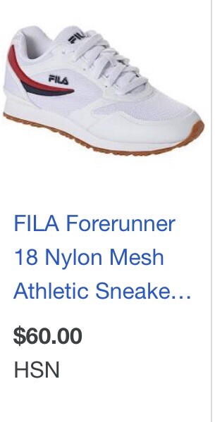 New FILA Forerunner 18 Mens Athletic/Casual Shoes White -Red/Blue Sz 11 ...