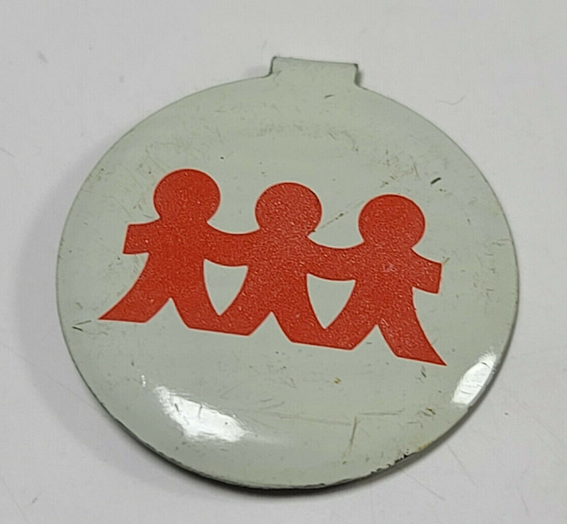 Vintage Metal United Way Fold Over Pin Button Badge 1" Slater Corp | eBay