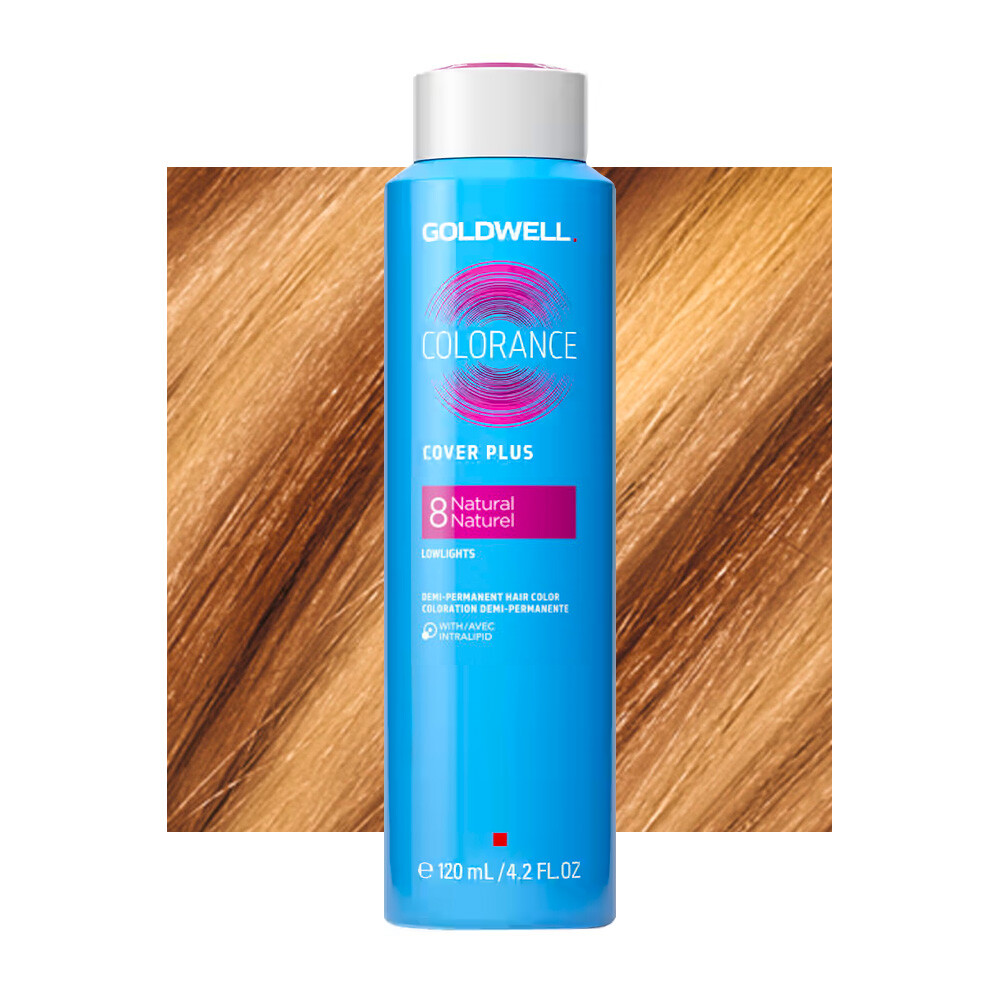 8 Natural Naturel Goldwell Colorance Cover Plus Can 120ml - hellblond ...