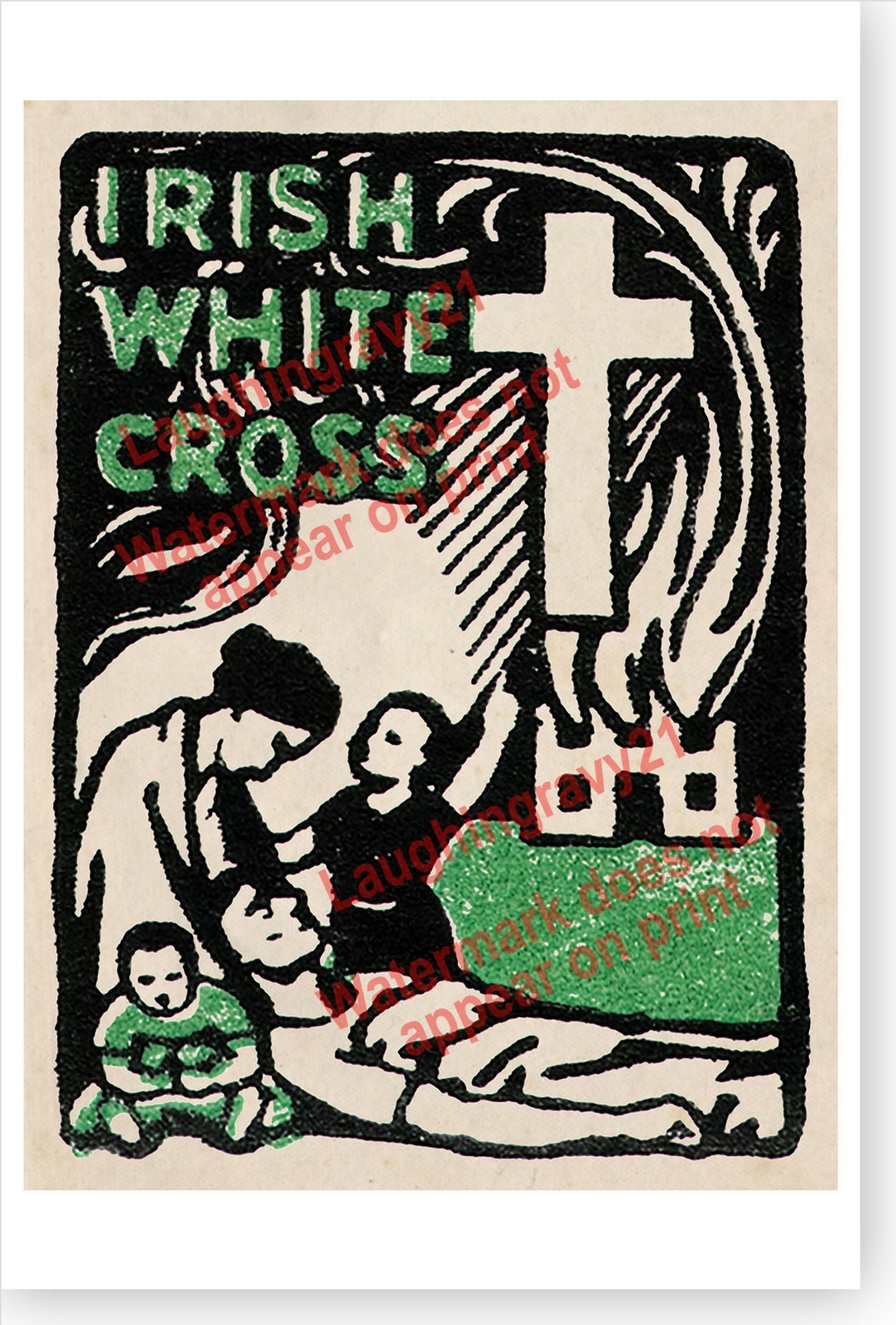 Unique Irish White Cross Troubles Black And Tans American Relief ...