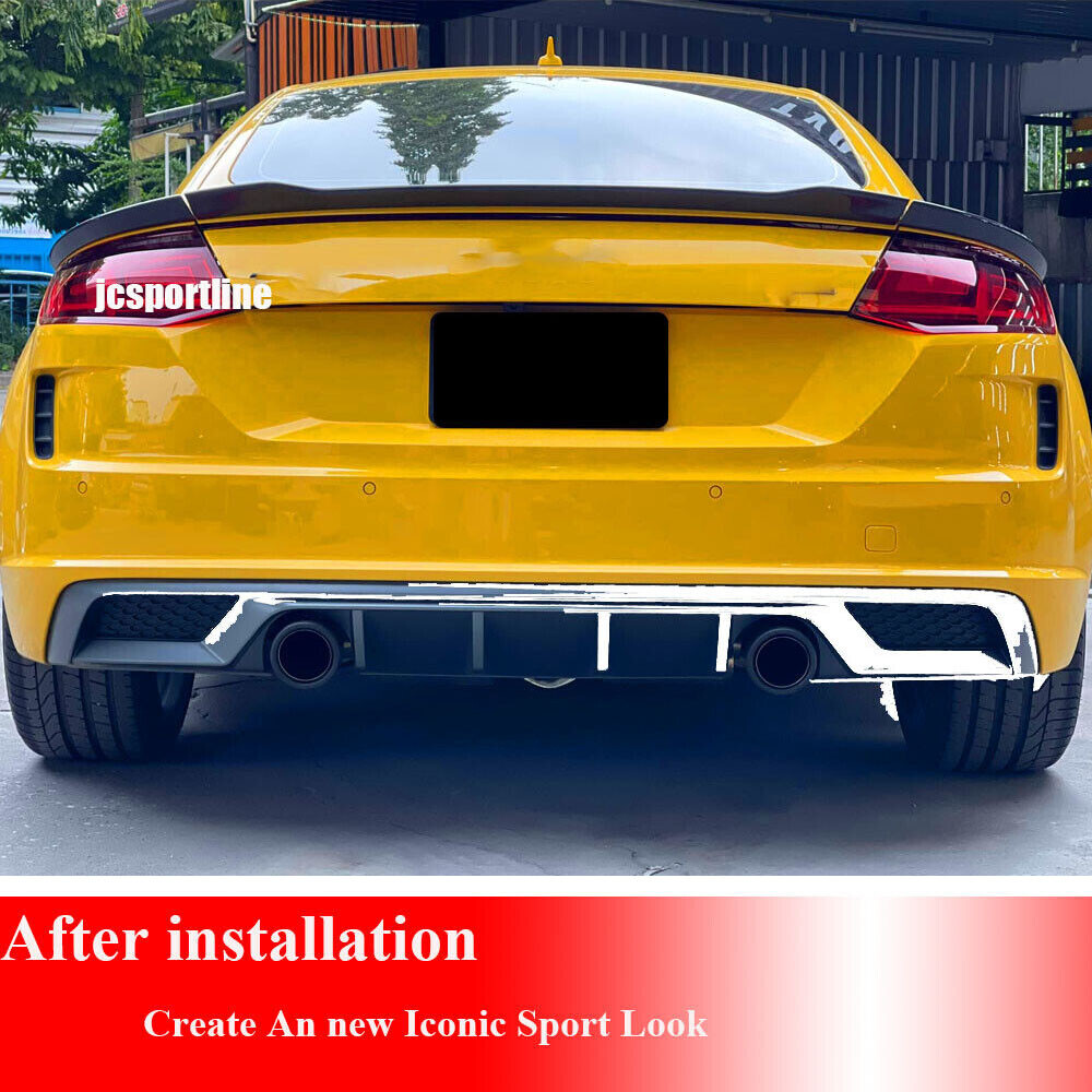 Fit for Audi TT MK3 TTS TTRS 2015-21 Rear Trunk Spoiler Boot Wing REAL ...