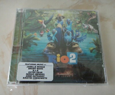NEW RIO 2 Music From Motion Picture CD Soundtrack Bruno Mars/Janelle ...