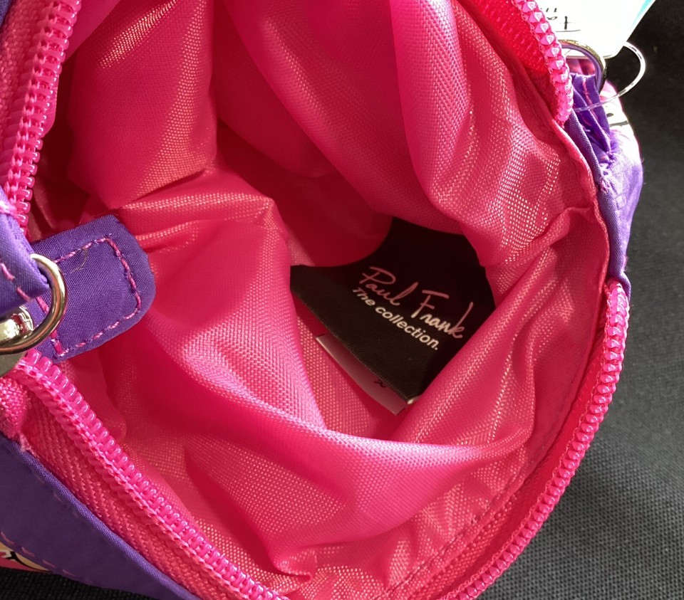 Paul Frank Julius the Monkey Pink Quilted Wristlet Clutch Handbag - NWT ...