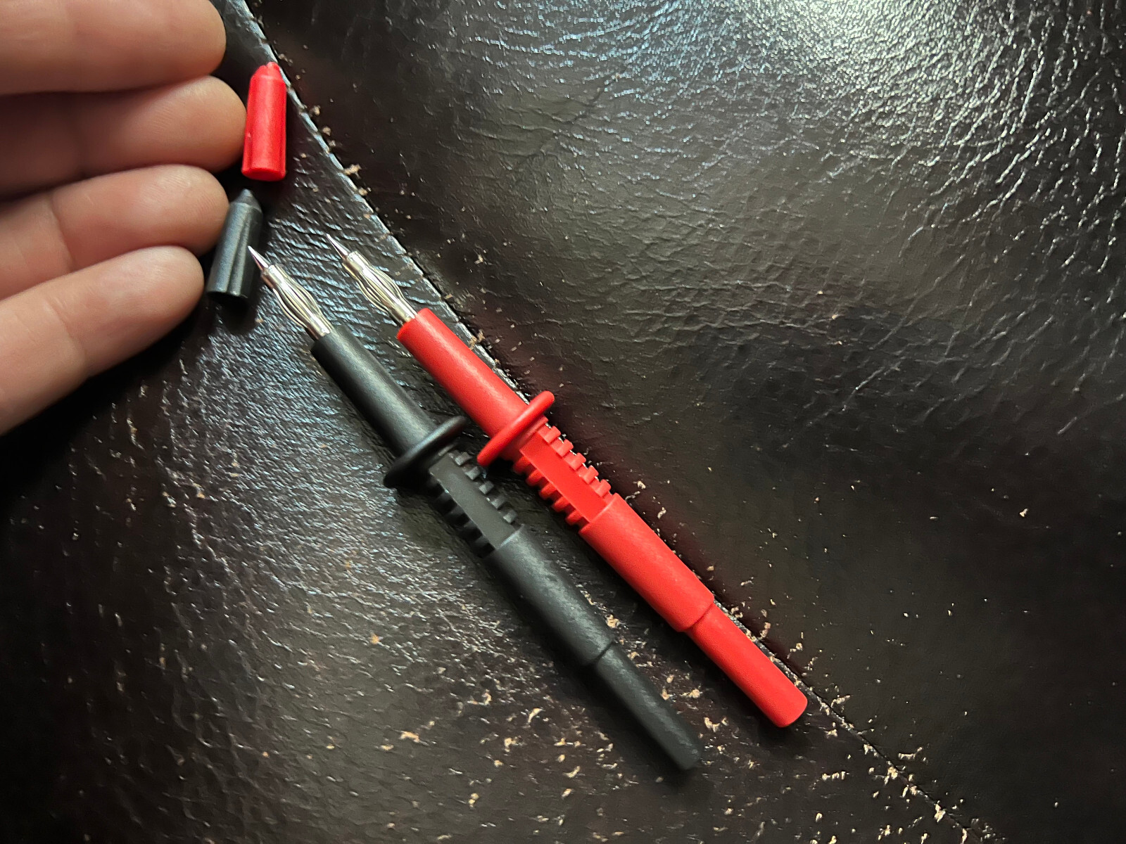 SNAP ON SNAPON SCOPE MULTIMETER OSCILLOSCOPE TEST LEADS ALIGATOR CLIPS ...