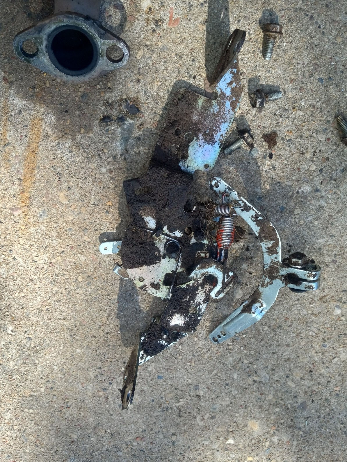 24HP Kohler Courage SV725-3021 back plate #32 146 05-S, AND spider ...