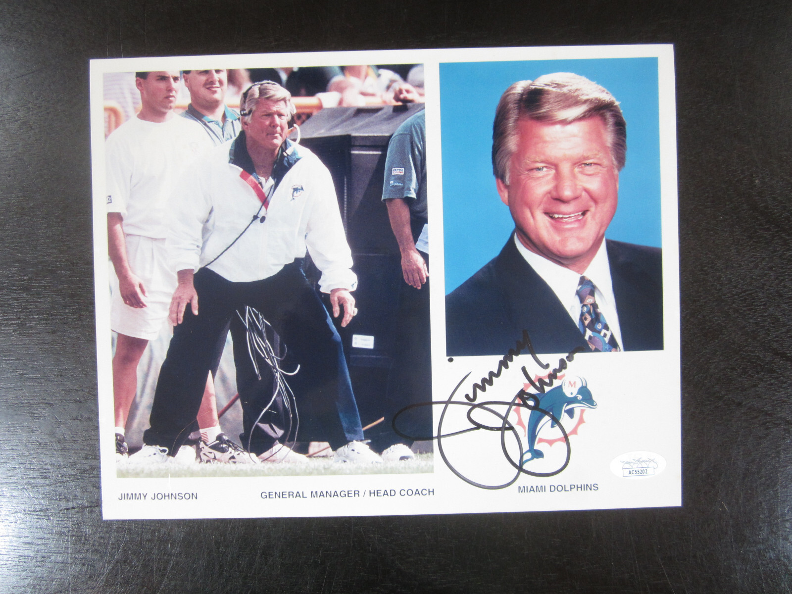 Jimmy Johnson Autographed Memorabilia | Signed Photo, Jersey ...