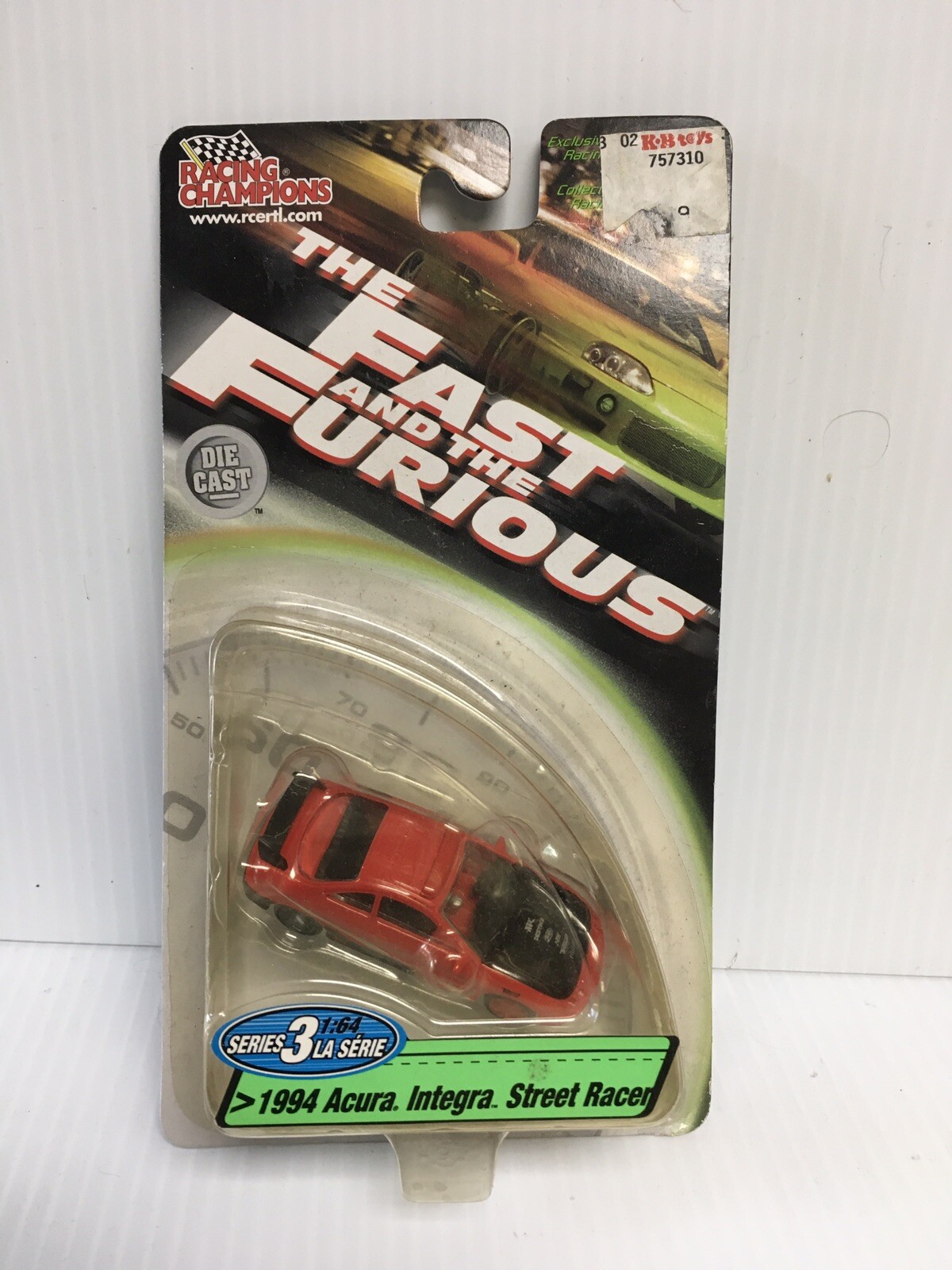 Racing Champions The Fast & Furious Red 1994 Acura Integra Street Racer ...