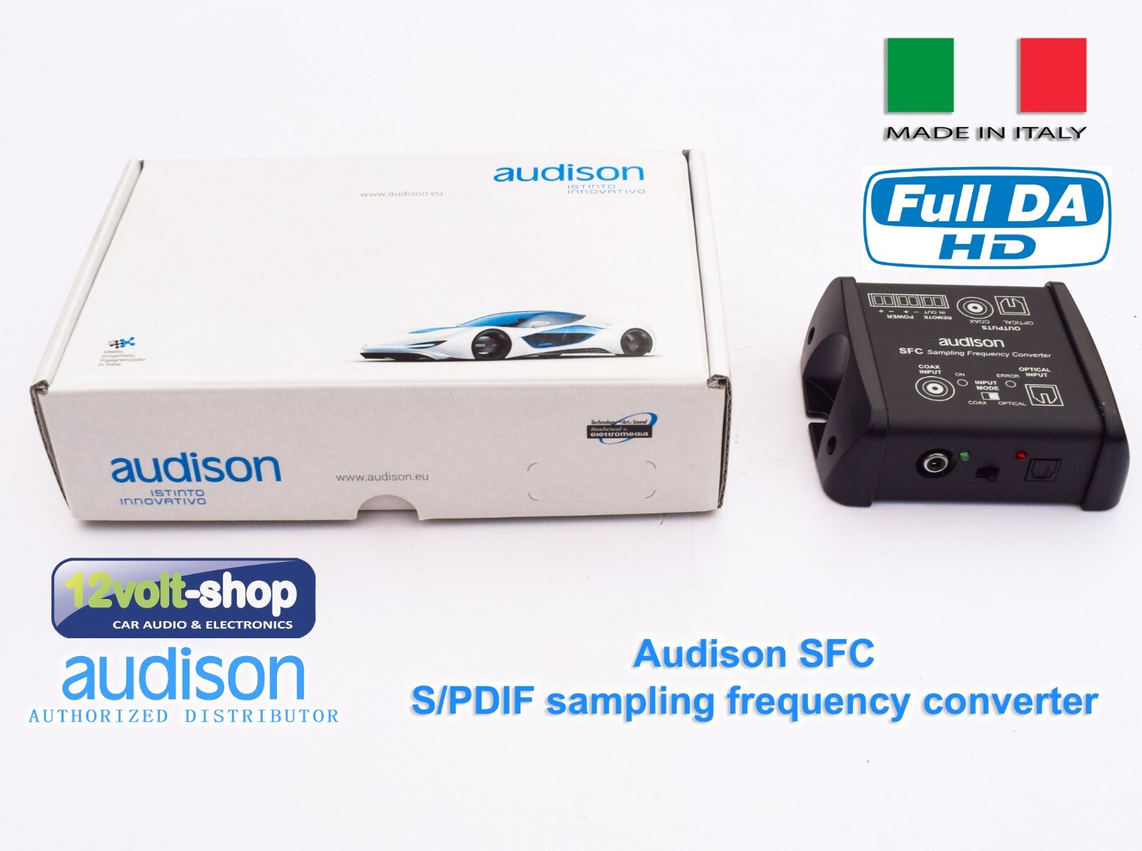 Audison SFC Digital SPDIF (S\PDIF) Audio Signal Converter for signal ...
