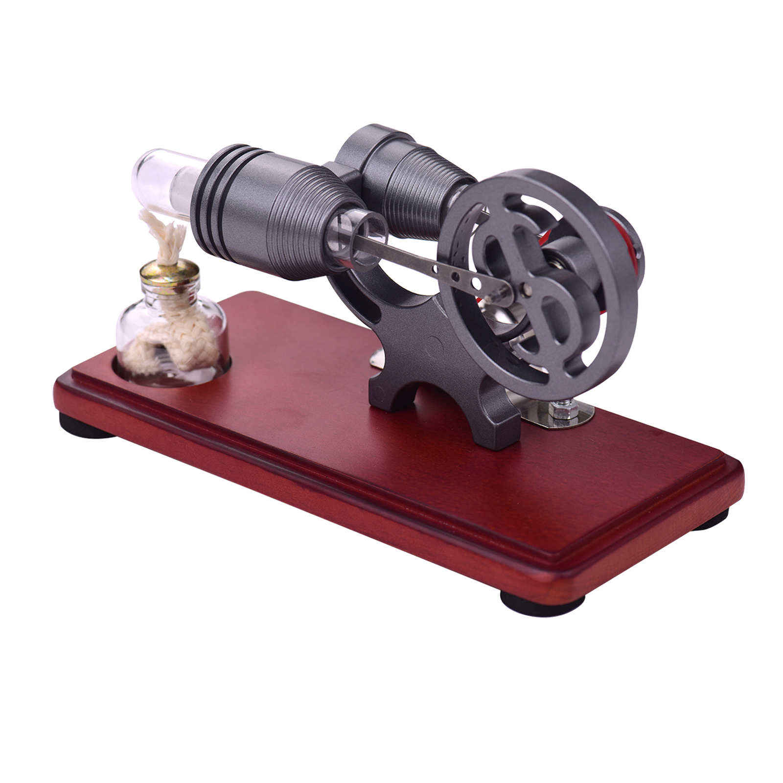 Retro Style Hot Stirling Engine Motor Model Flywheel Design Z6I5 | eBay