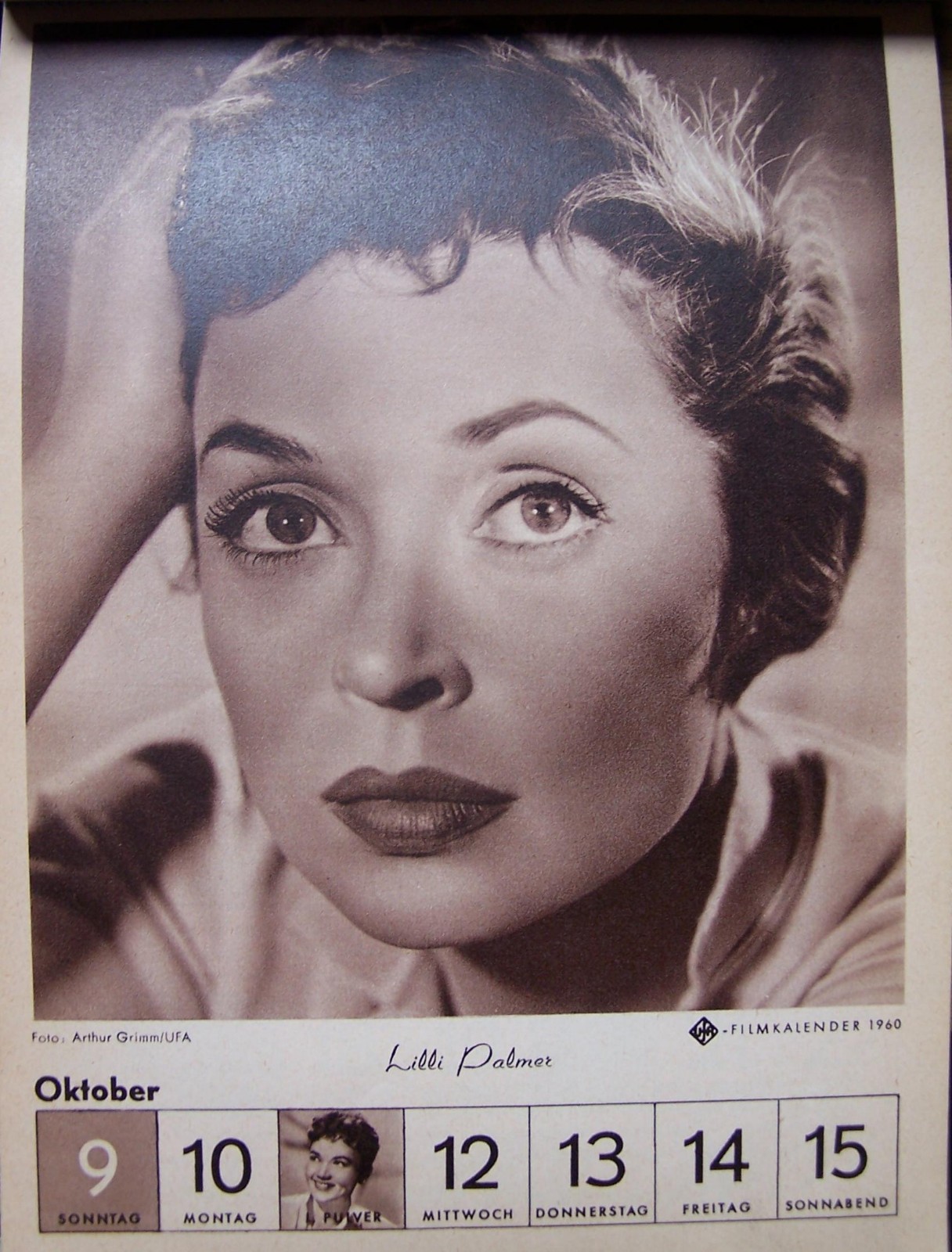 UFA FILMKALENDER, 1960 Calendar- 47 Portrait Stars Pages | eBay