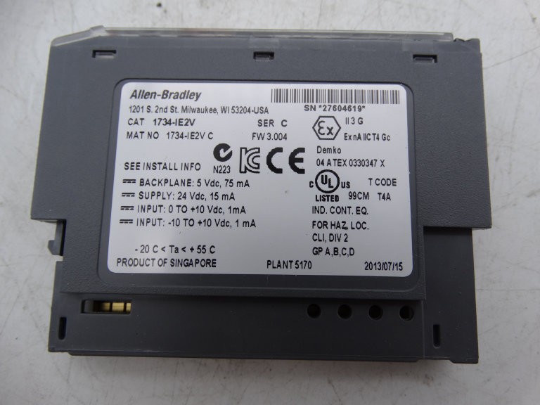 ALLEN BRADLEY 1734-IE2V SERIES C PLC MODULE | eBay