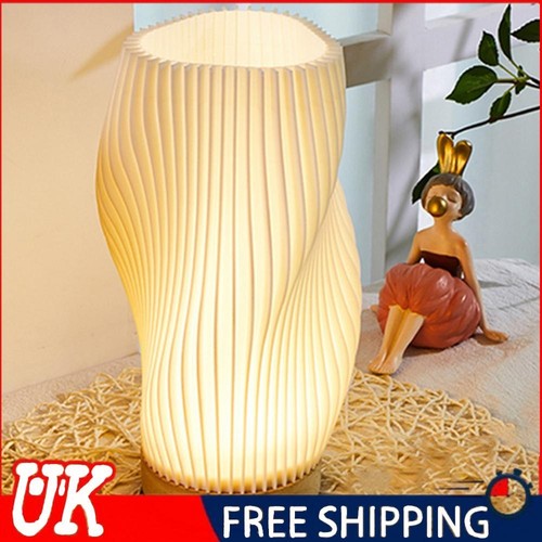 Wooden Table Lamp Bedside Lamp Button Control Desk Reading Lamp for ...