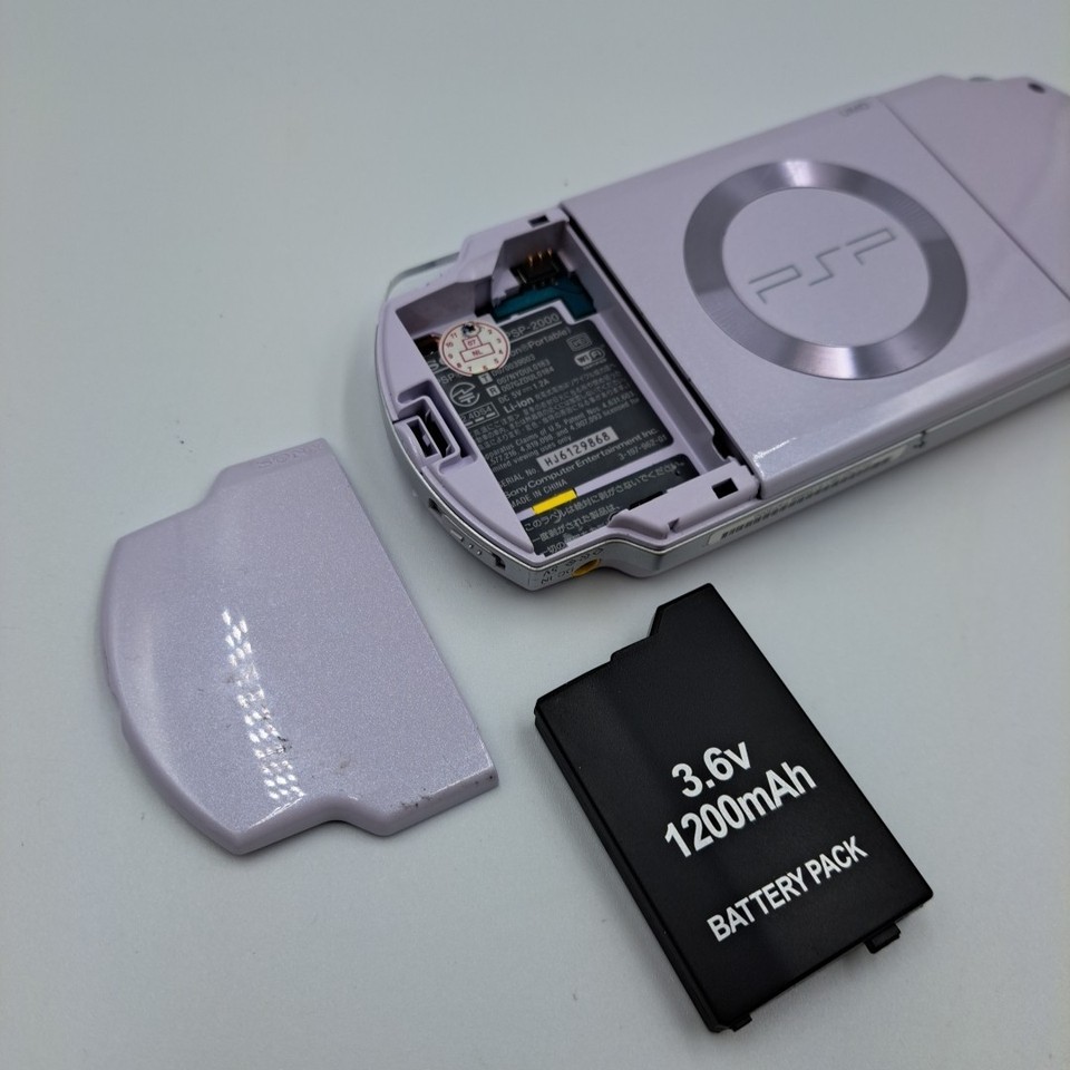 Sony PSP 2000 Lavender Purple Handheld System *NO DISPLAY ON SCREEN ...