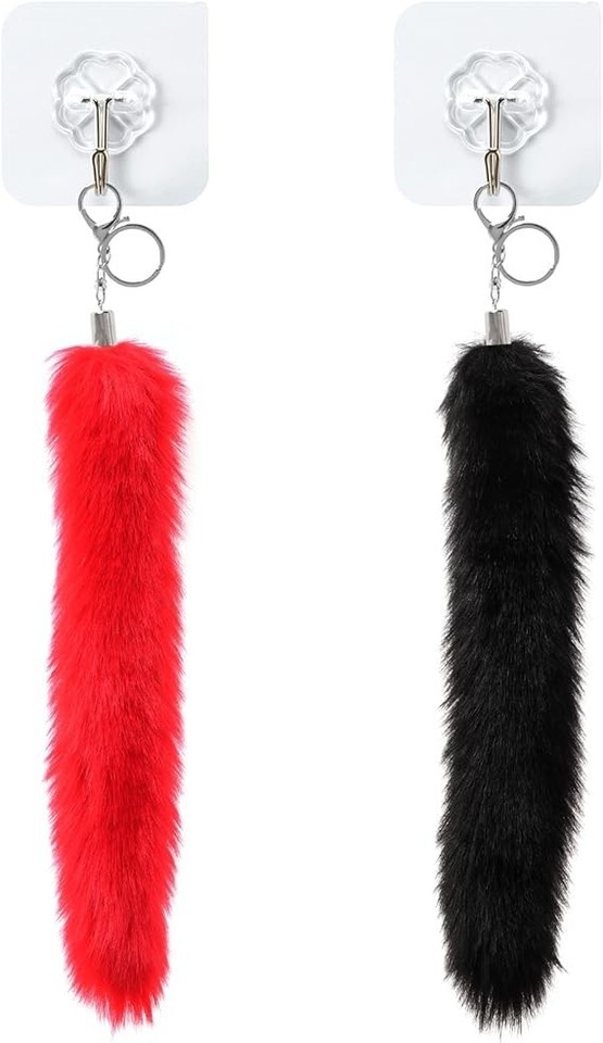 Faux Fox Tail - Artificial Fur Cosplay Tail for Masquerade & Halloween ...