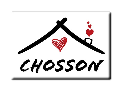 Chosson France Nom De Famille Prénom Cadeau Aimant Anniversaire Love | eBay