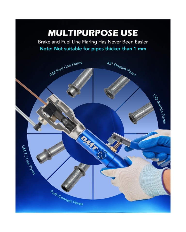 Orion Motor Tech Hydraulic Flaring Tool Kit, Universal Brake Flaring ...