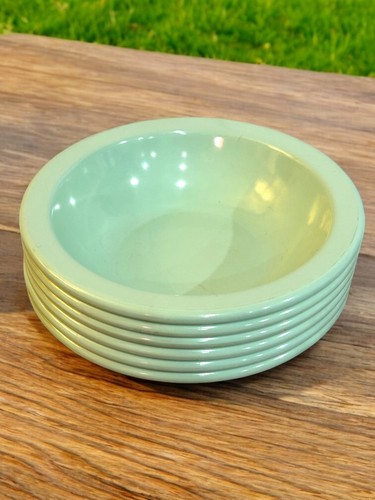Vtg Texas Ware 6” Bowls #112 Mint Green USA Melamine Small Set of 6 ...