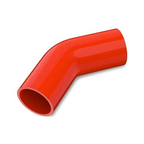 45 Degree Elbow Coupler Silicone Hose 4-Ply, 2.5 ID - 2.5Inch(63mm) Red ...