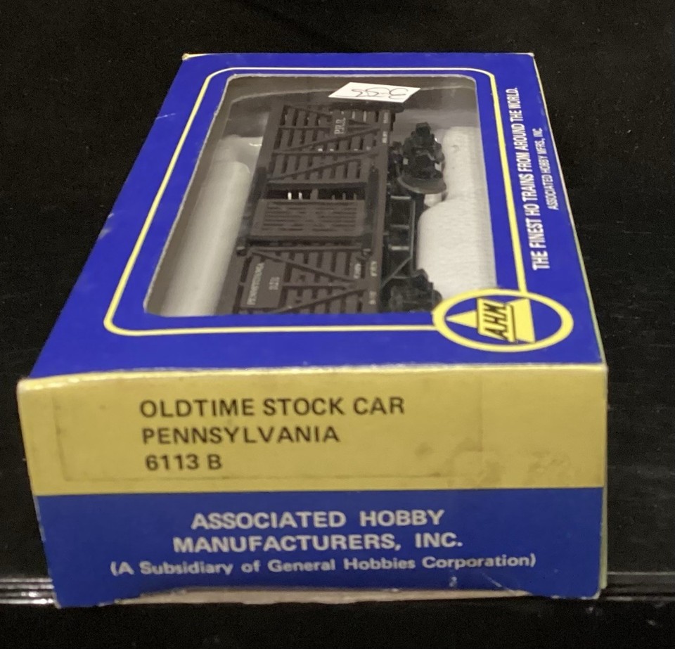 Vintage AHM HO Stock Car Box Car Pennsylvania NOS 1970s 6113B | eBay