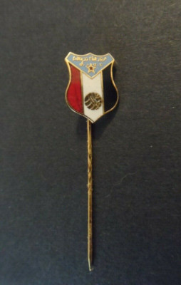 Antique Vintage pin badge UAR EGYPT FOOTBALL FEDERATION NOC enamel pin ...