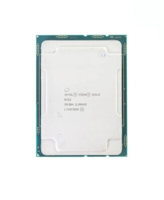 Intel Xeon Gold 6152 Processor 22 Cores 2.1-3.7 GHz CPU FCLGA3647 ...