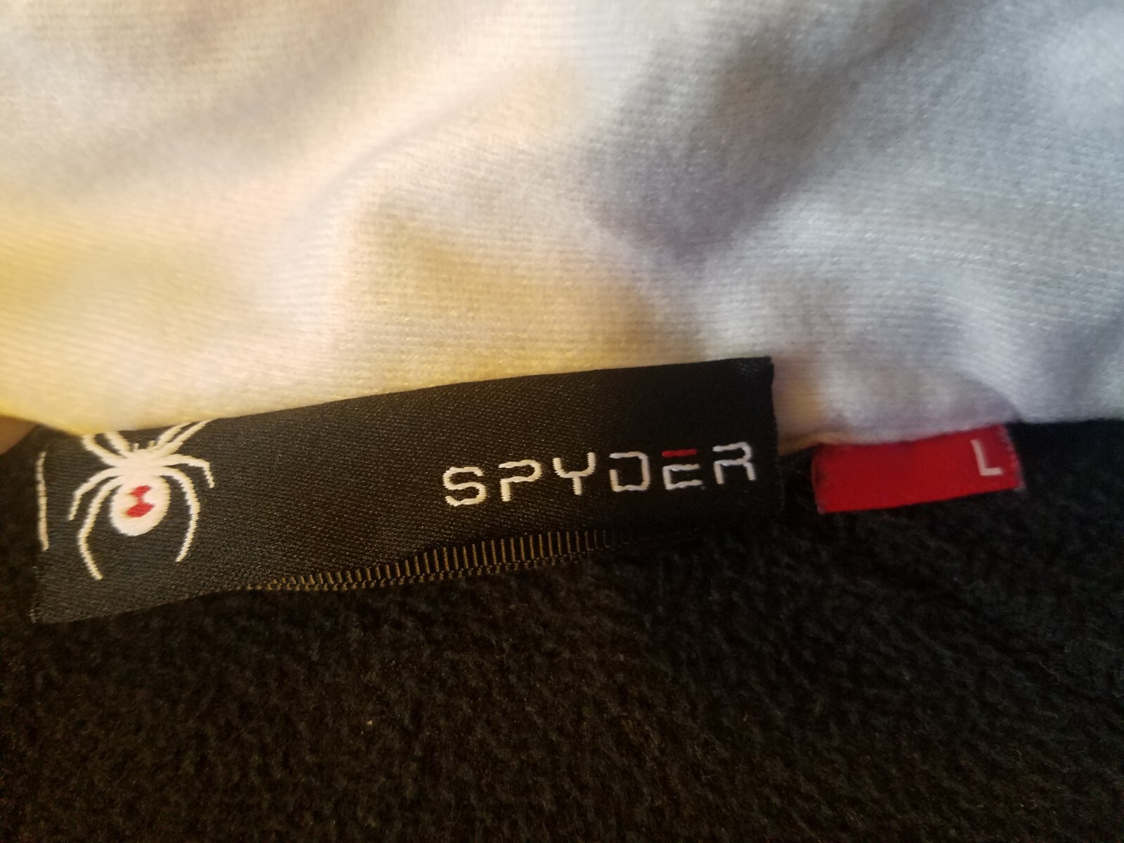 Spyder Jacket, Women's Sz Large, Black Fleece Jacket RN#130323, full ...