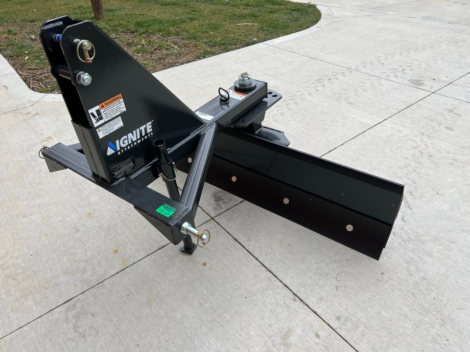 NEW 5 ft Rear Scraper Blade FREE SHIPPING Tractor 3PT (Heavy Duty Made ...