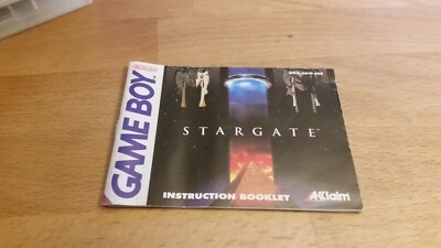 Stargate Anleitung Manual Nintendo Gameboy | eBay.de