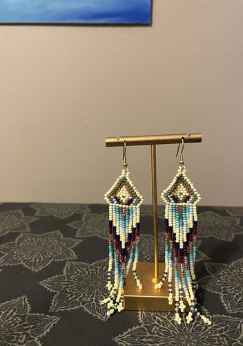 Terra Natural Designs Handmade Beaded Earrings | eBay