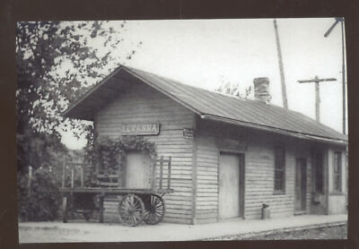 REAL PHOTO LEVANNA OHIO RAILROAD DEPOT TRAIN STATION POSTCARD COPY | eBay