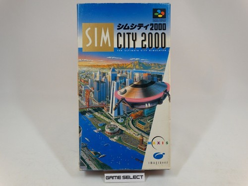 Sim City 2000 Simcity Nintendo Super Famicom Snes NTSC Japanese Shvc ...