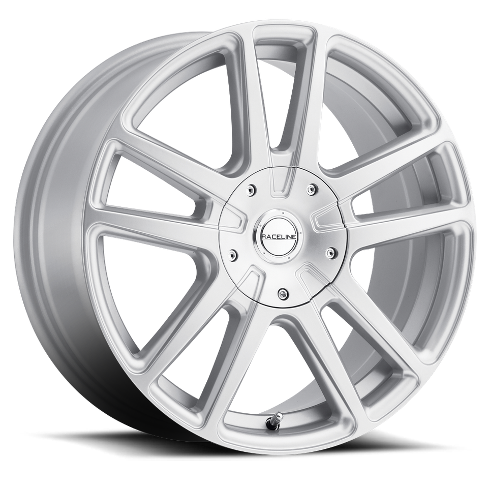 (Set-4) Raceline Encore Silver 16X7 5X108/5X114.3 +40mm wheels rims 16 ...