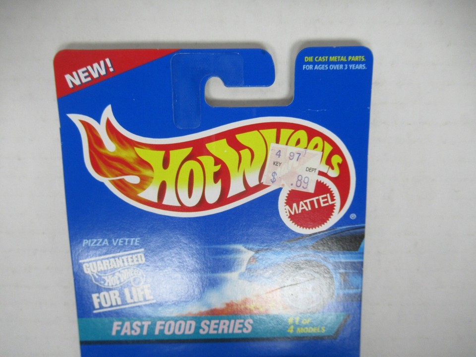1997 Hot Wheels Fast Food Series Pizza Vette - 5 Spoke Wheels Variation ...
