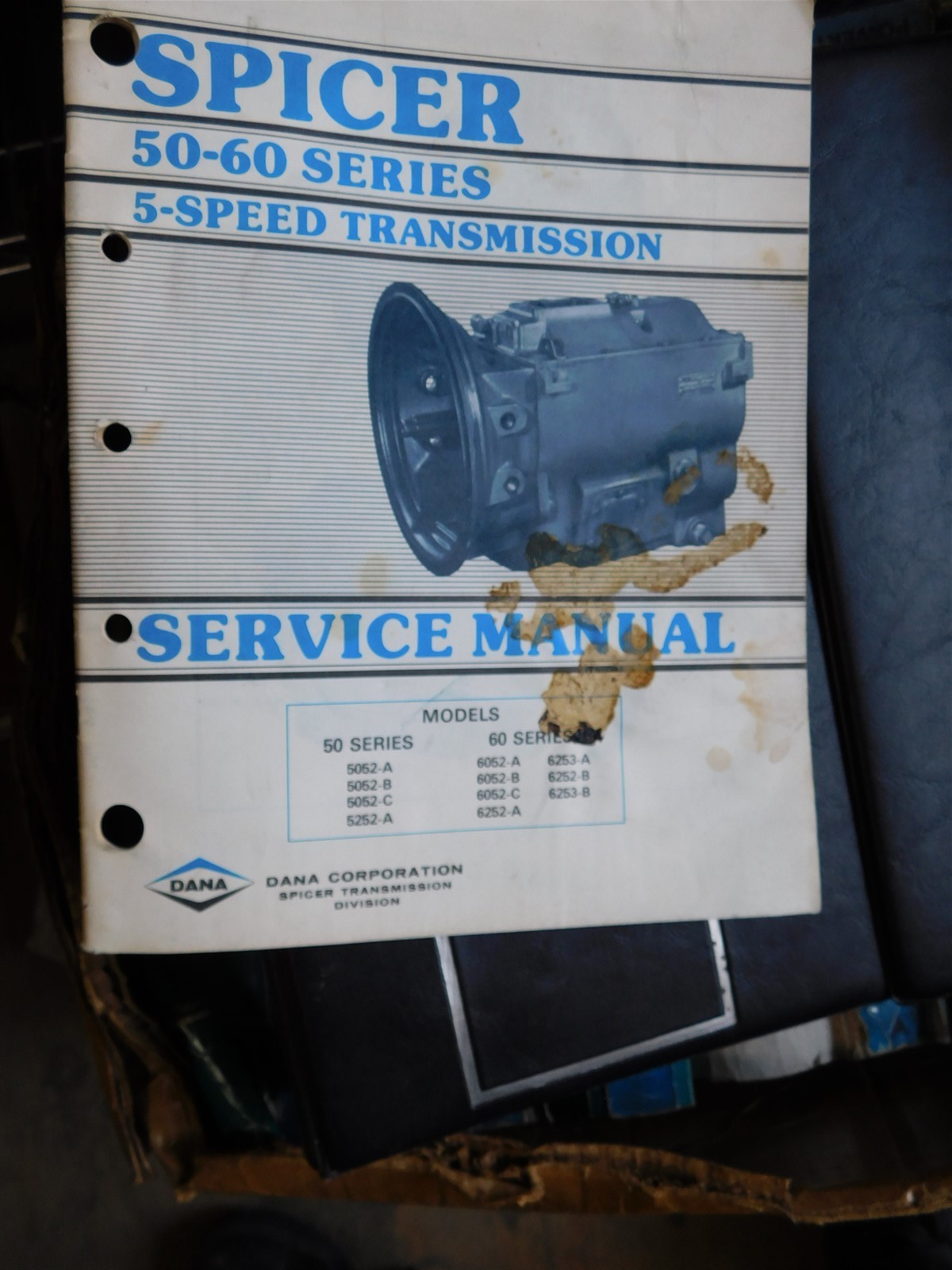 SPICER DANA SPICER 50 60 SERIES 5 SPEED TRANSMISSION SHOP SERVICE ...